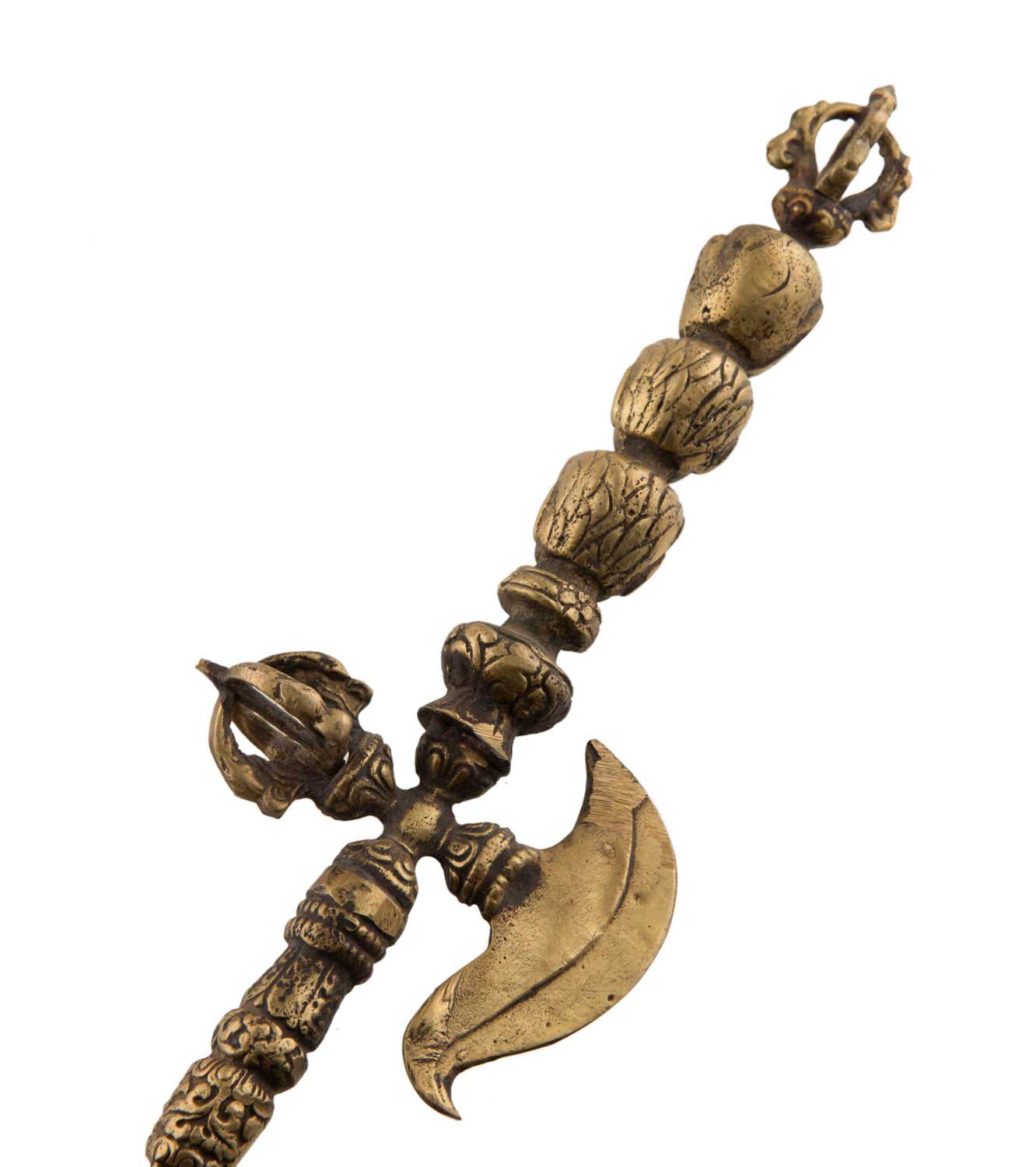 Khatvanga -Parashu-baton de cérémonie tantrique trishu rituel Chamane ...