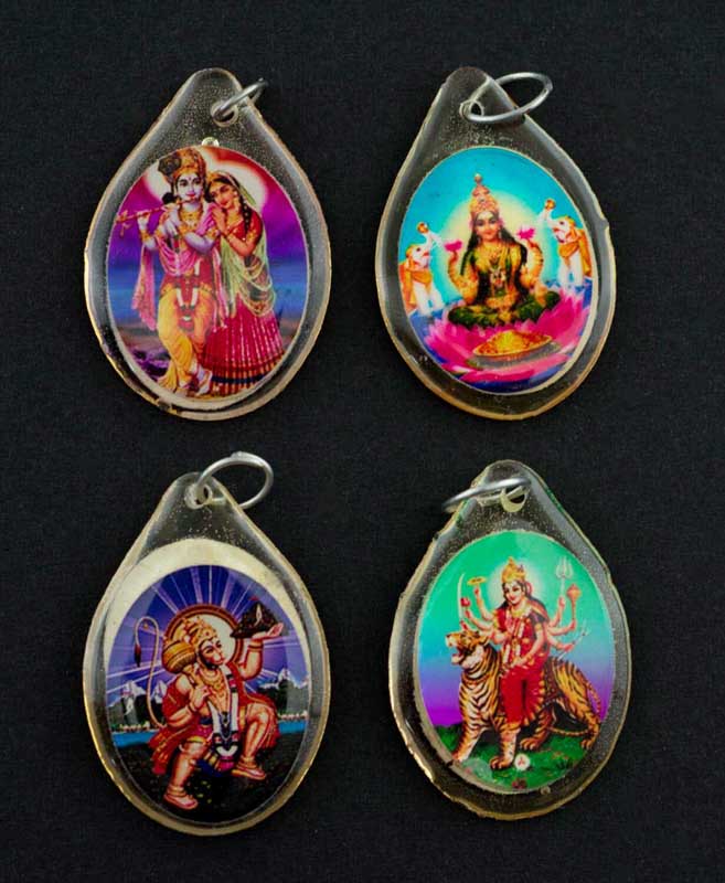Pendentif Médaille Shiva Parvati Durga Ganesha Dieu Hindou Talisman ...