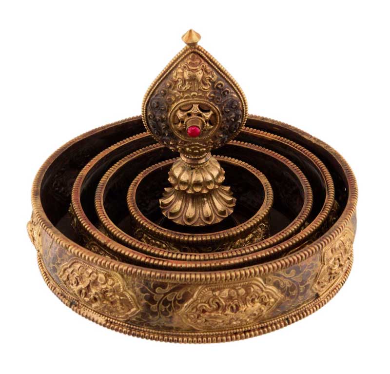 Offrande du Mandala - Jeu de plateau et rituel bouddhiste tibétain