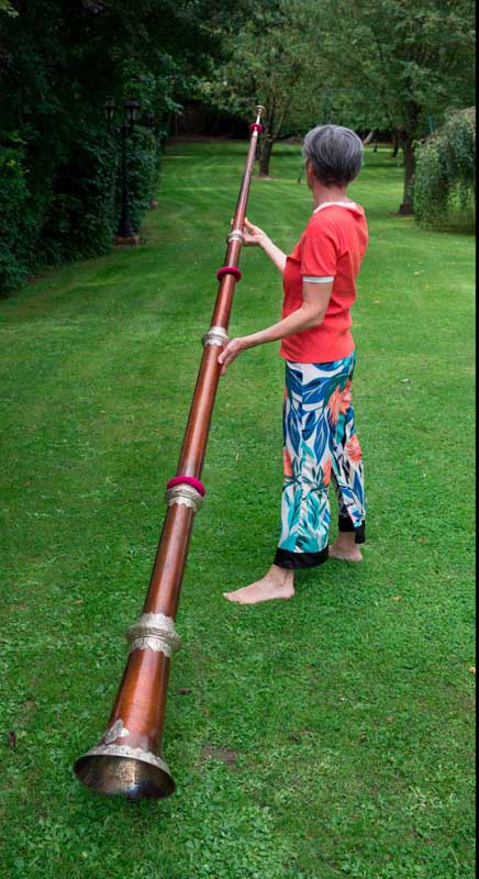 Radong 300 cm Dungchen Trompe Cor Dunchen Trompette Tibetaine Tibet ...