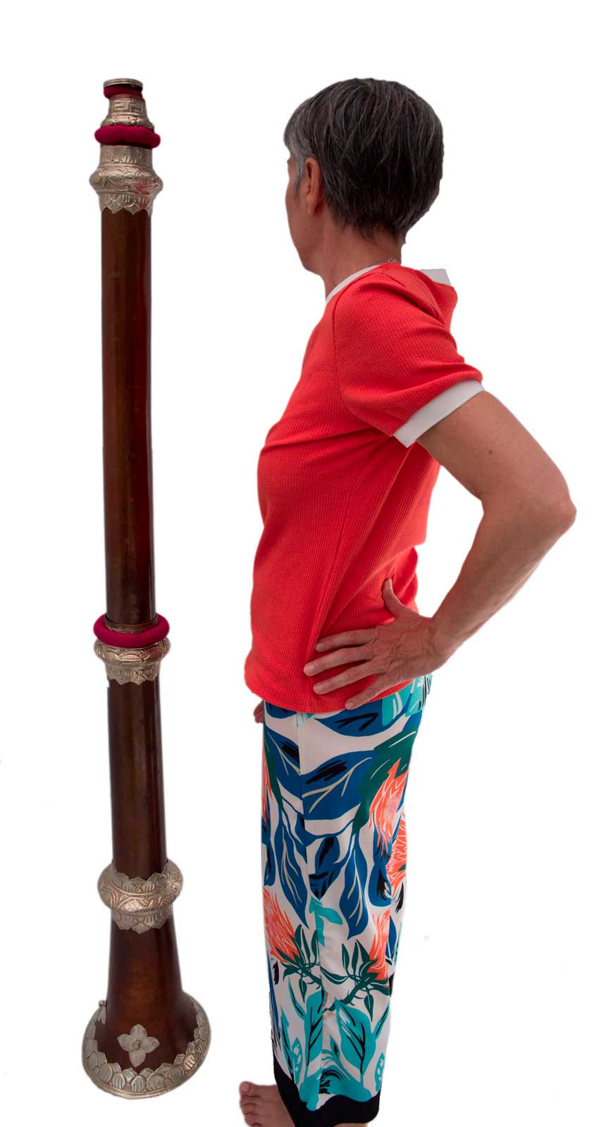 Radong 300 cm Dungchen Trompe Cor Dunchen Trompette Tibetaine Tibet ...