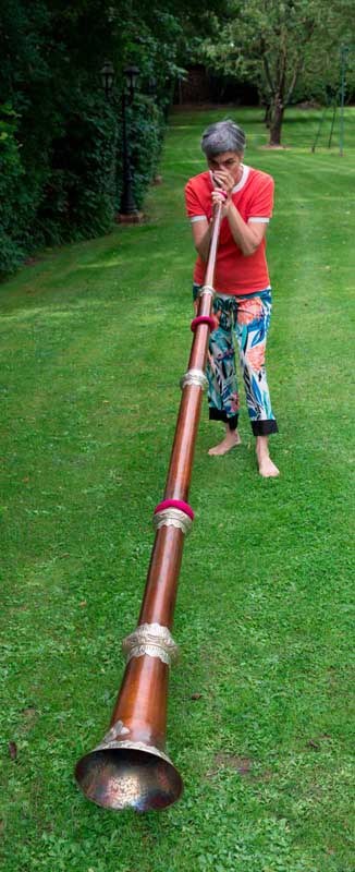 Radong 300 cm Dungchen Trompe Cor Dunchen Trompette Tibetaine Tibet ...