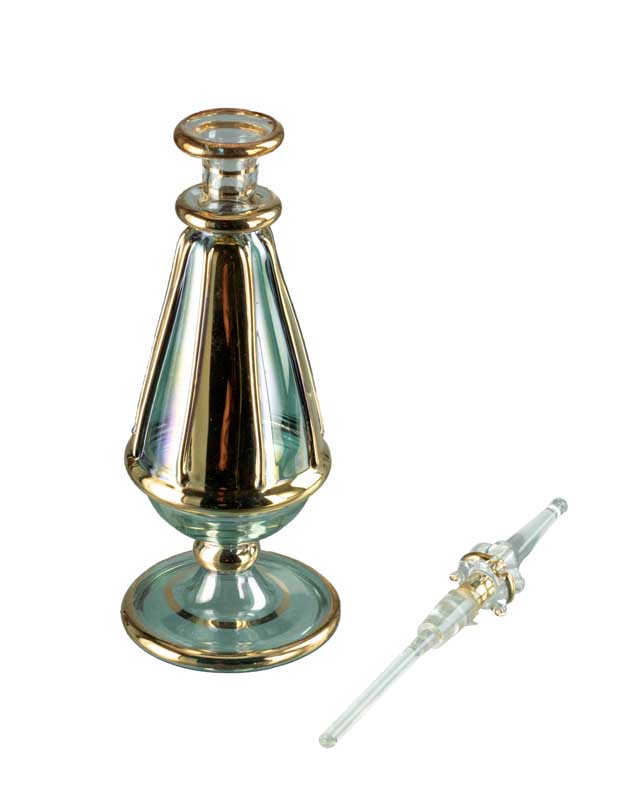 Flacon Fiole à Parfum en Verre Soufflé d'Égypte - Grande Taille - Objet ...
