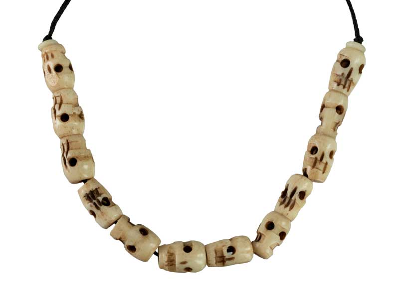 Mundamala - Chapelet aux têtes de mort- Bracelet