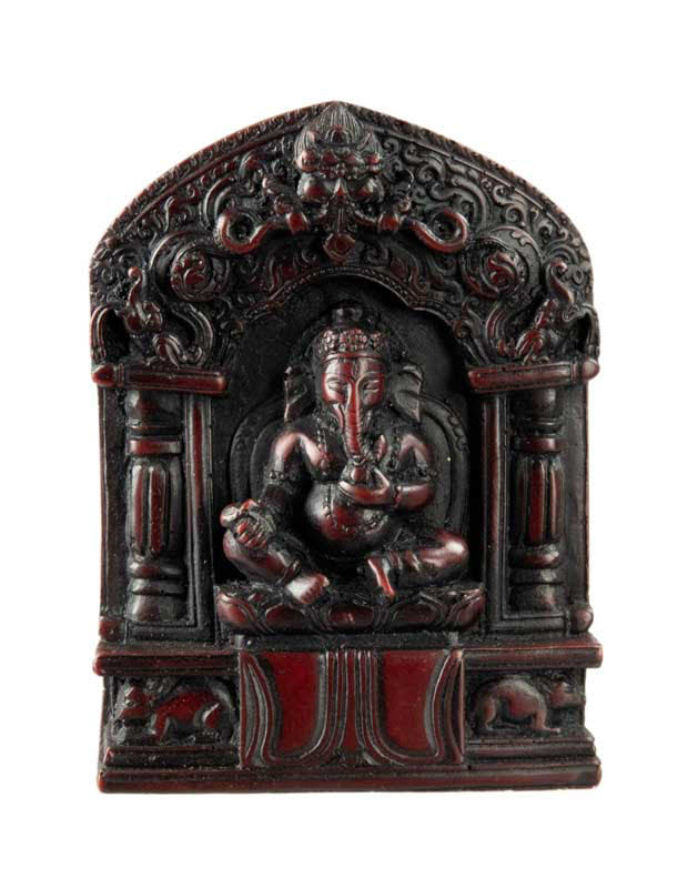 Statue Ganesh éléphant en résine - Stele Ganesha - 10 cm