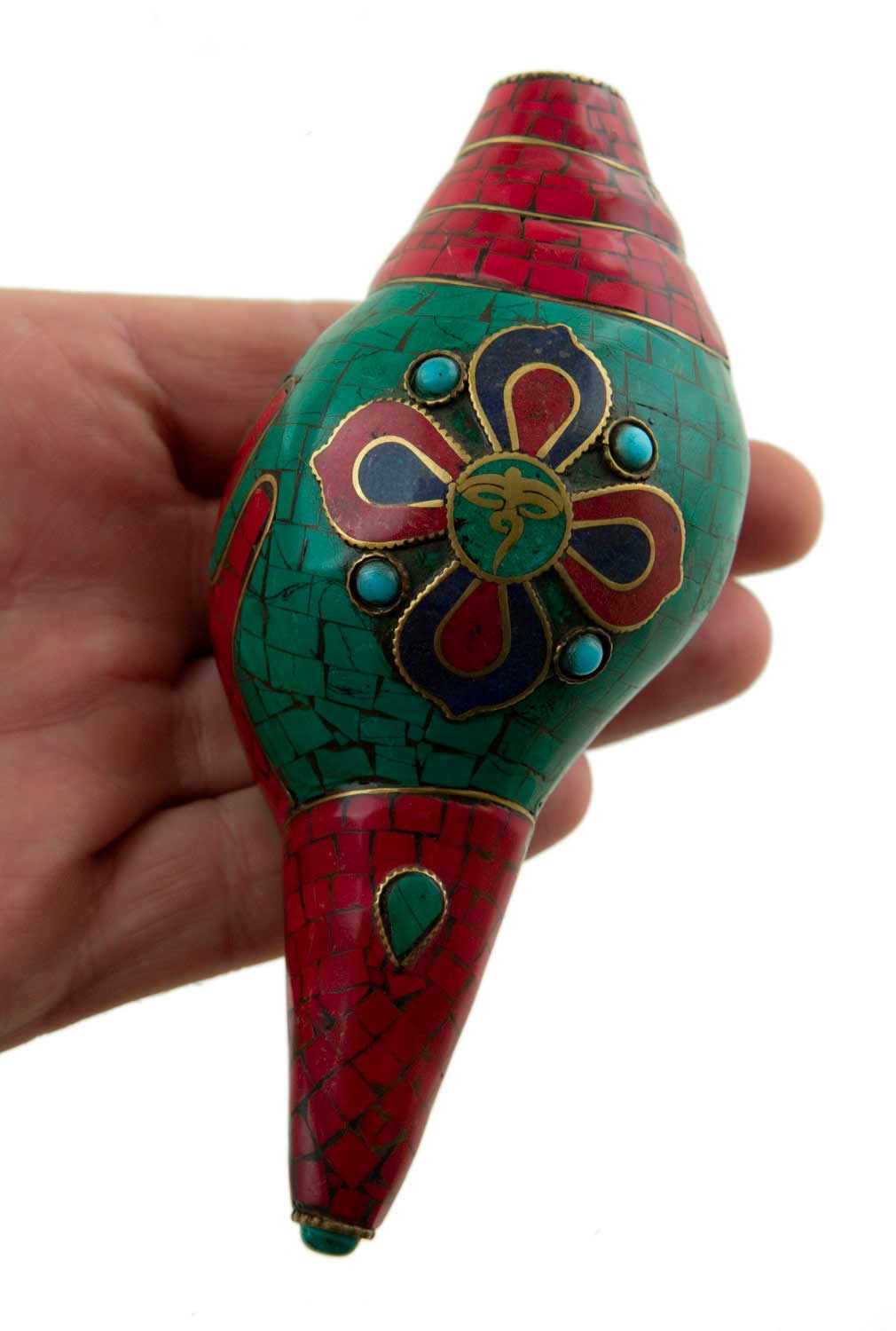 Conque Dakshinavarta -Instrument de musique coquillage-Dung kar-Tibet