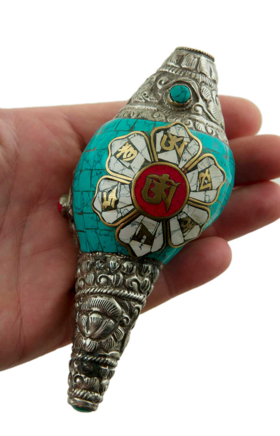Conque Dakshinavarta -Instrument de musique coquillage-Dung kar-Tibet