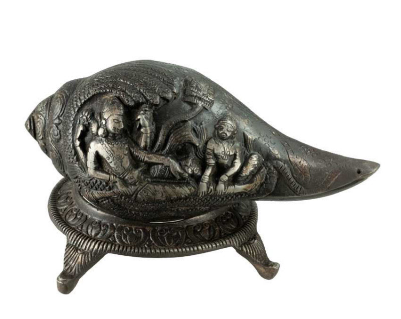 Conque Vishnu Lakshmi Shanka en Aluminium