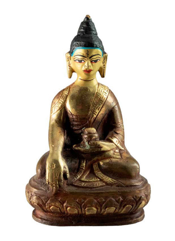 Statuette Bouddha Shakyamuni - Artisanat Népal 7.5cm