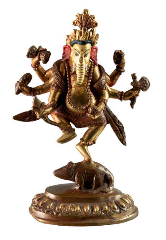 Statue Ganesh en Cuivre - Artisanat du Népal