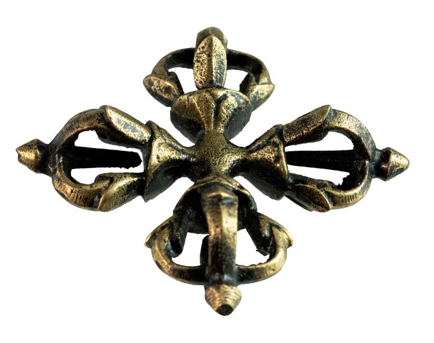 Vajra -Dorje tibetain - Double dorje - foudre - Tibet-Nepal