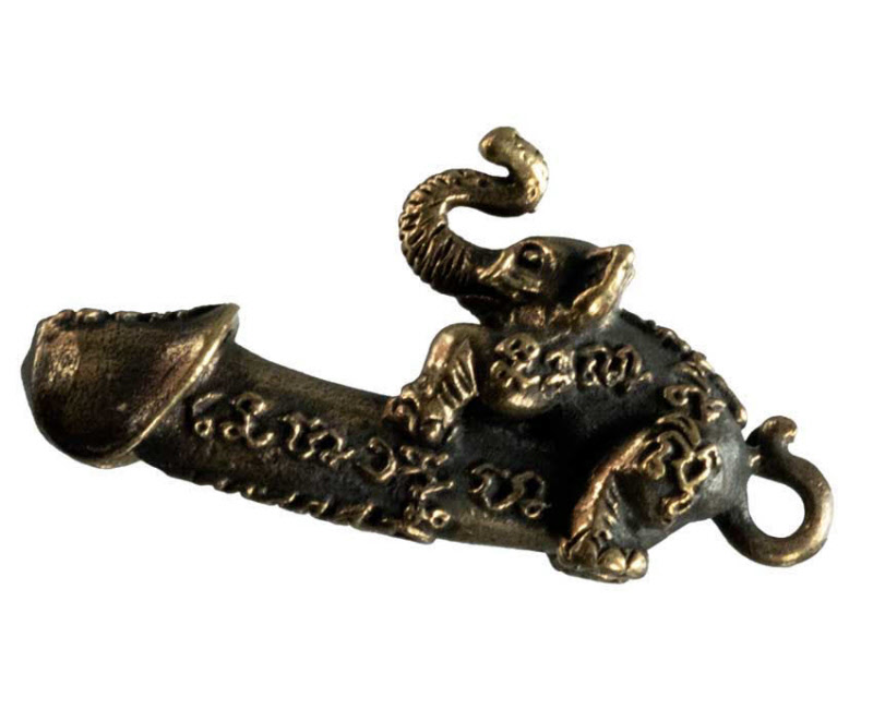 Amulette Palad Khik Elephant Yant - Thaïlande