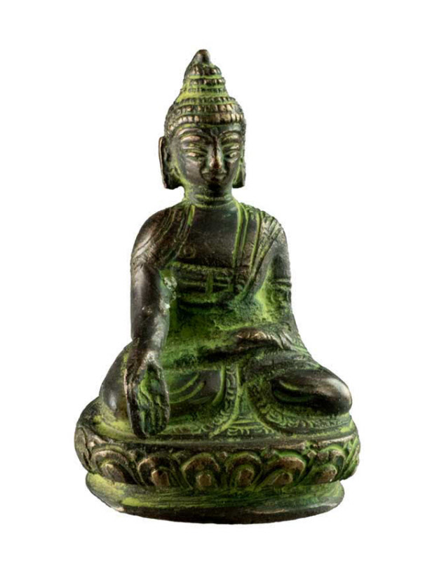Statue Bouddha Sakyamuni 7cm Népal - Rituel Bouddhiste