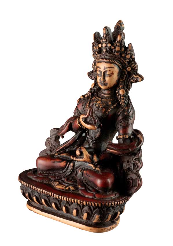 Statue Vajrasattva résine 14.5cm - Dorje Sempa Art bouddhiste