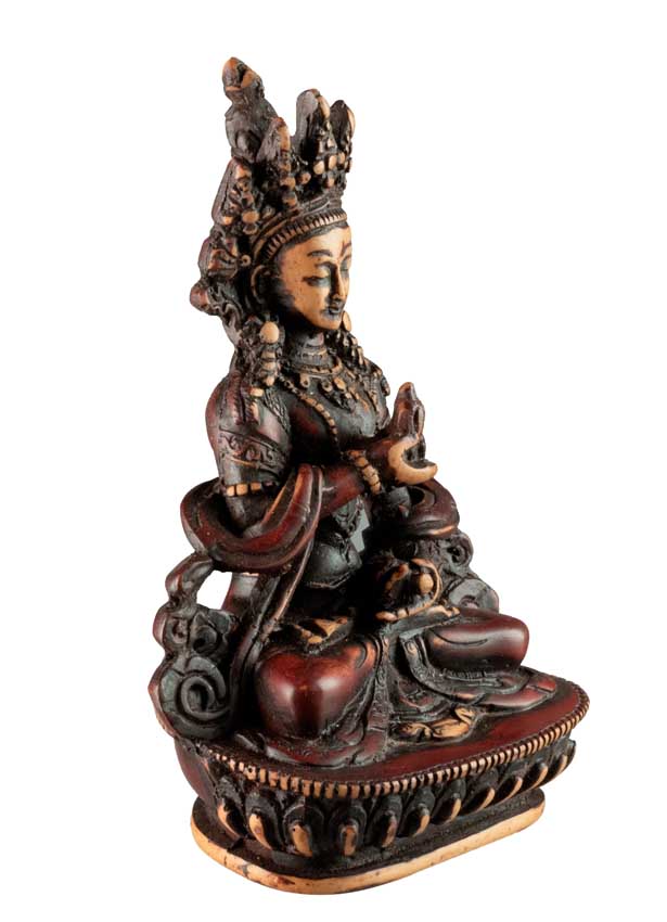 Statue Vajrasattva résine 14.5cm - Dorje Sempa Art bouddhiste
