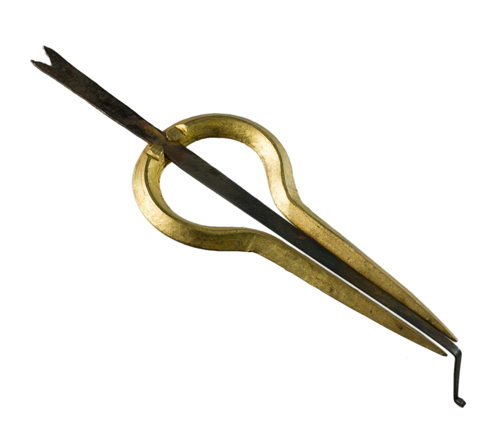 Guimbarde népalaise Murchunga - Fer brut et dorure