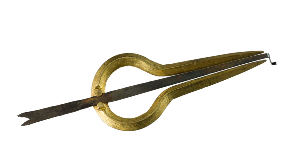 Guimbarde népalaise Murchunga - Fer brut et dorure