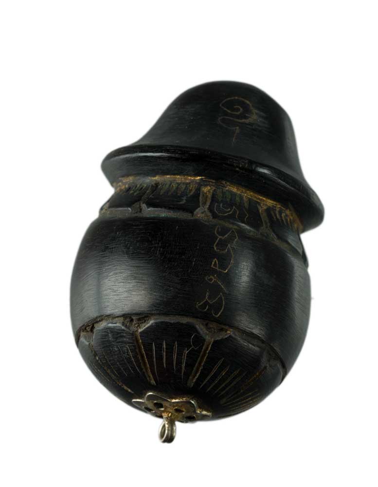 Palat Khik en Bois avec Mantras - Amulette Phallique Thaïlandaise