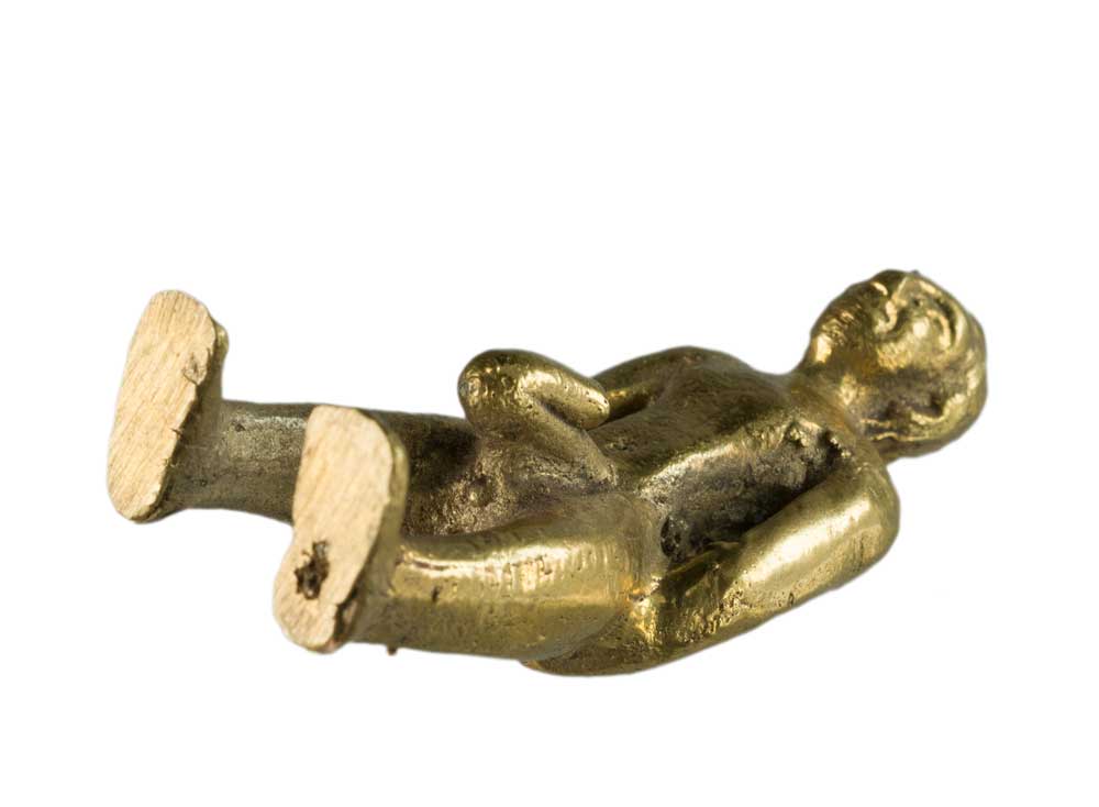 Palad Khik - Amulette Phallique Homme Pénis Proéminent Laiton 6452