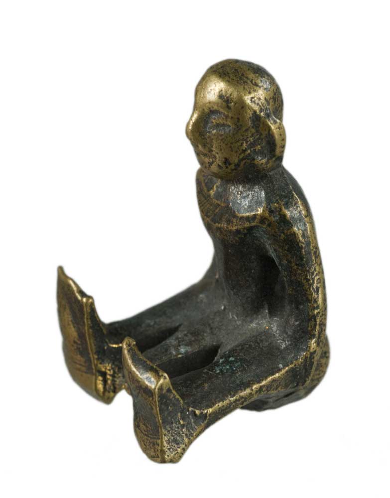 Palad Khik Thaïlande - Figurine Phallique Homme Phallus Laiton