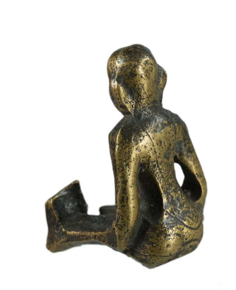 Palad Khik Thaïlande - Figurine Phallique Homme Phallus Laiton