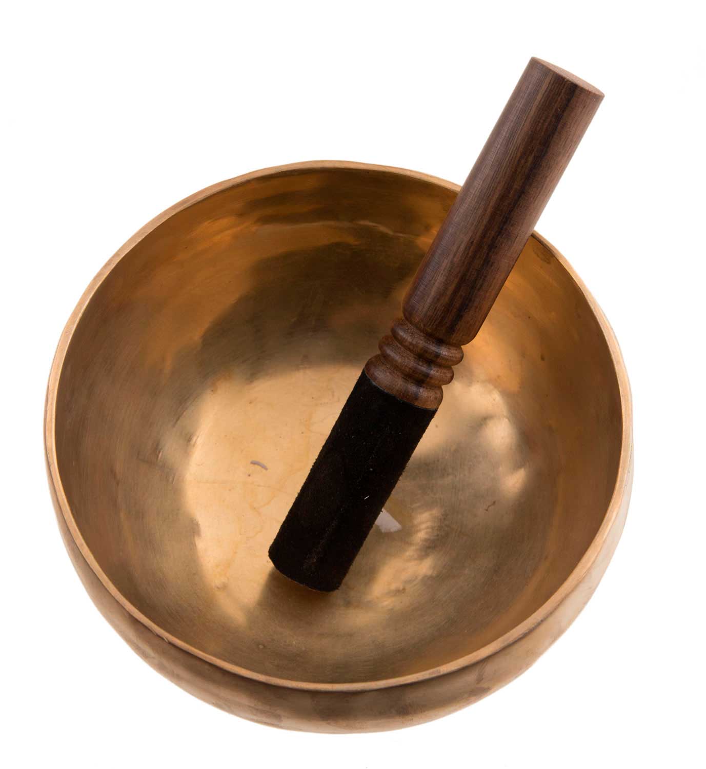 Bol chantant tibétain 7 métaux du Népal Ø15.5cm Massage Sonore 650g 26209