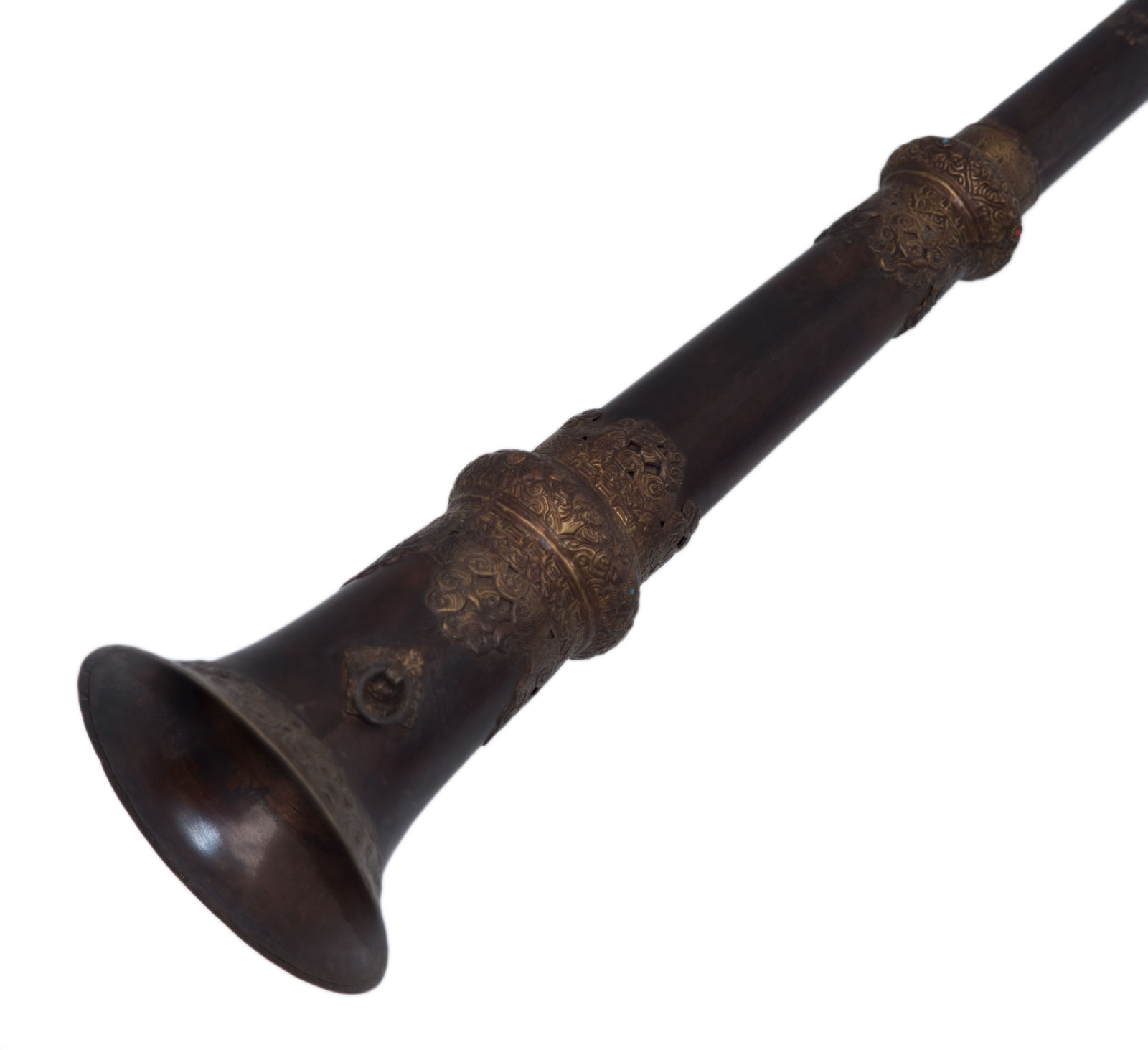 Trompette tibétaine - Radong - Instrument de musique Bouddhiste - Dung Chen