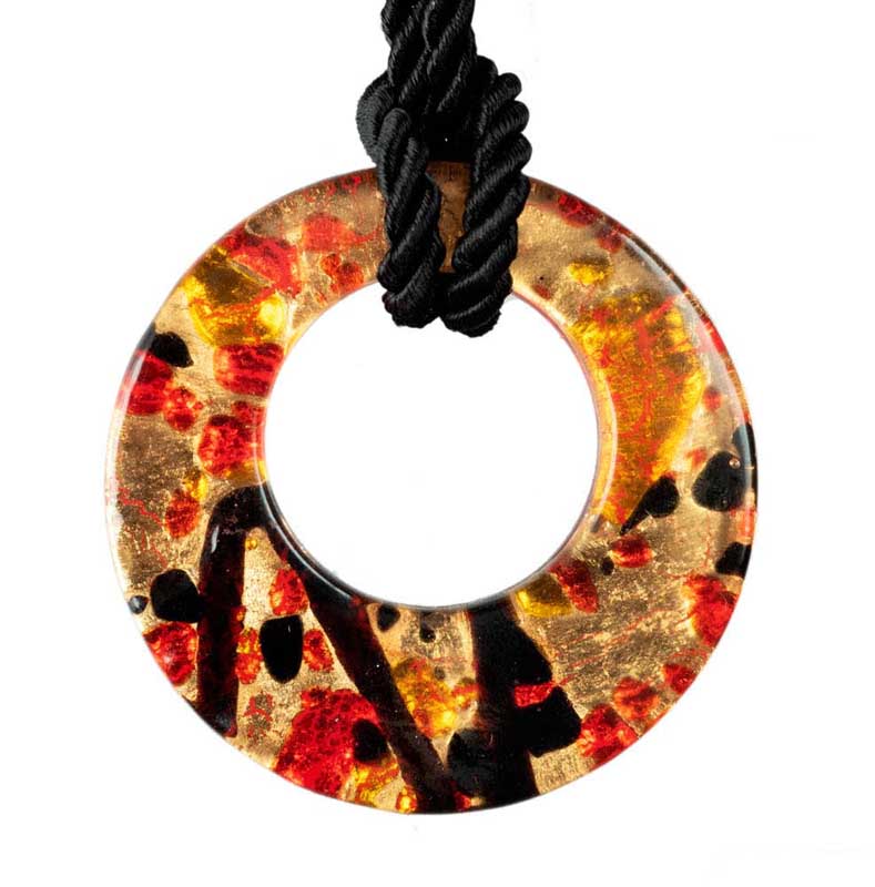 Collier en verre de Murano multicolore - Originalité italienne
