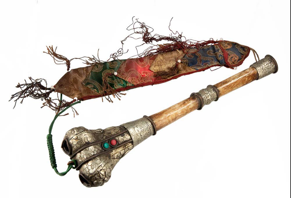 Kangling Trompette Tibétaine Instrument Musique Chamane Rituel 26066 BO16