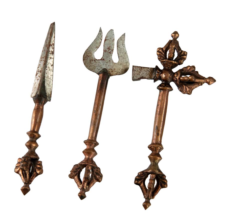 Set 13 outils Rituel Bouddhiste - Praticien tantrique - Chamane Tibet ...