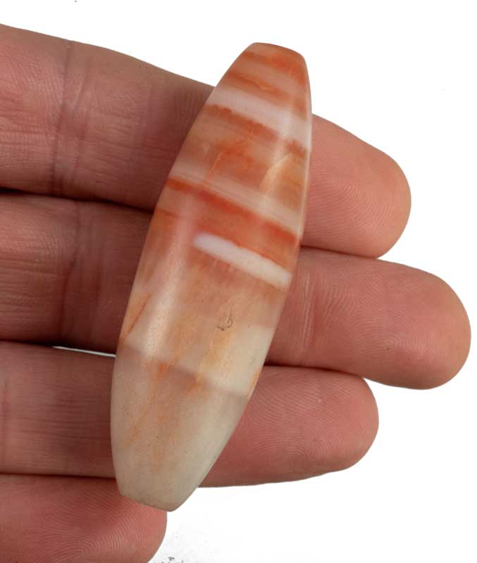Agate Bandée Cornaline-Dzi-Suleiman - Naturelle et Authentique - 3100