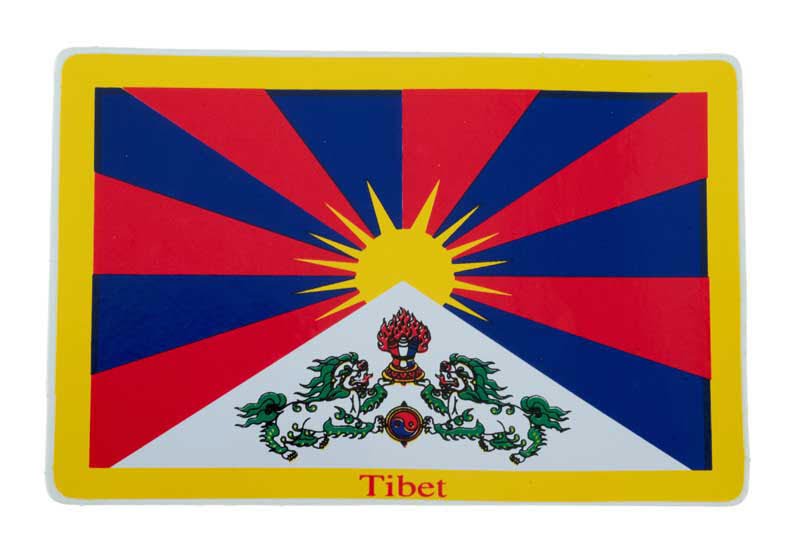 Drapeaux Tibet: Autocollant et Stickers | PeterandClo