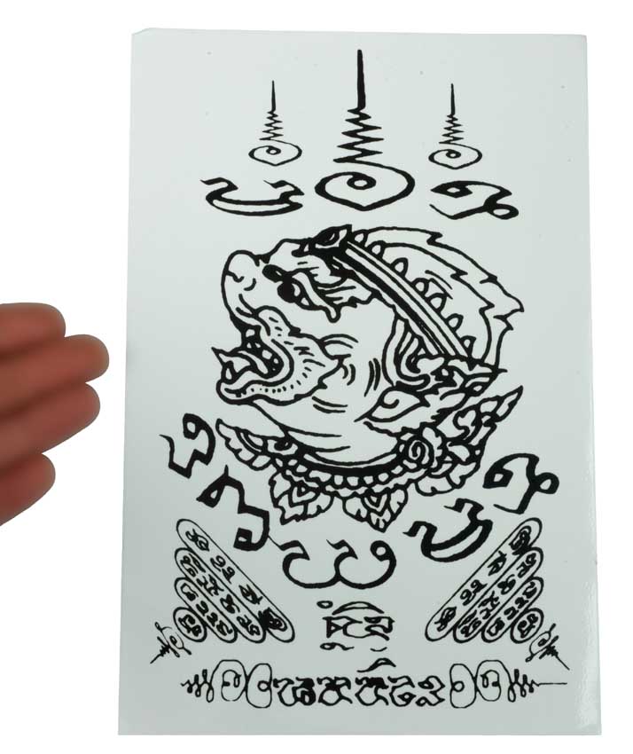 Stickers Hanuman Thaïlande - Déco Sak Yant