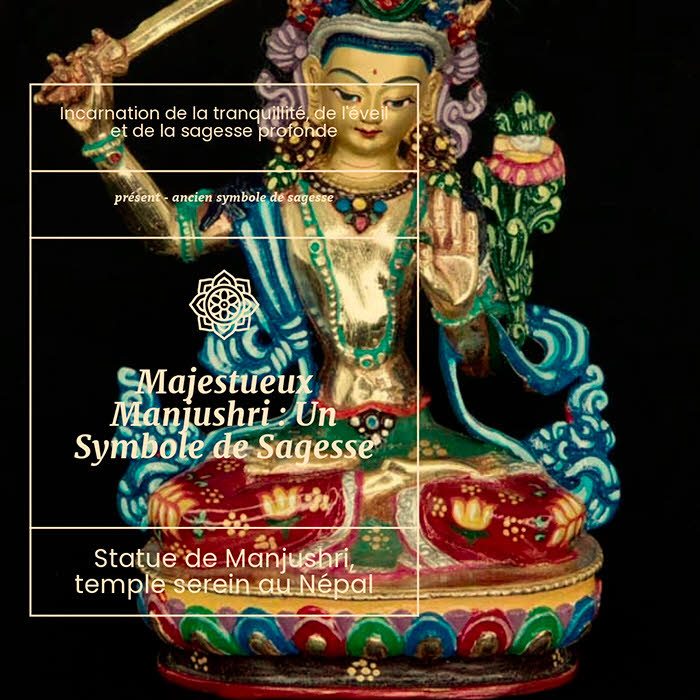 Statue de Manjushri - Signification et Mantra | Peterandclo