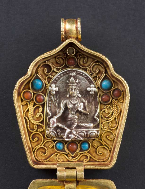 Amulette Bouddhiste Tara Verte - Objet Spirituel du Népal 26504