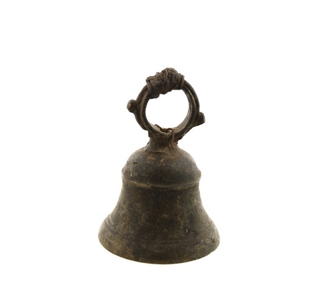 CLOCHE CLOCHETTE ANCIENNE EN LAITON INDE 4766