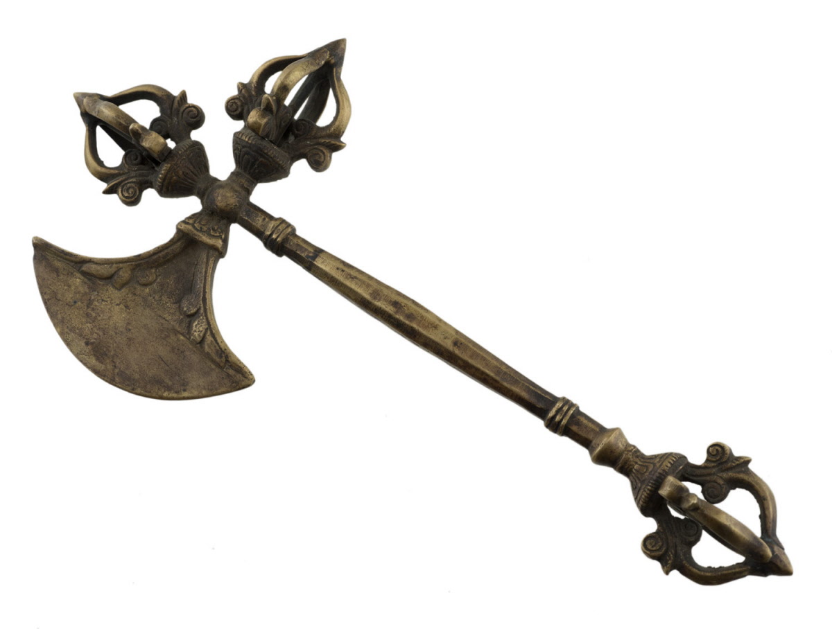 Parashu Hache Tantrique Bouddhiste Népalaise 31cm