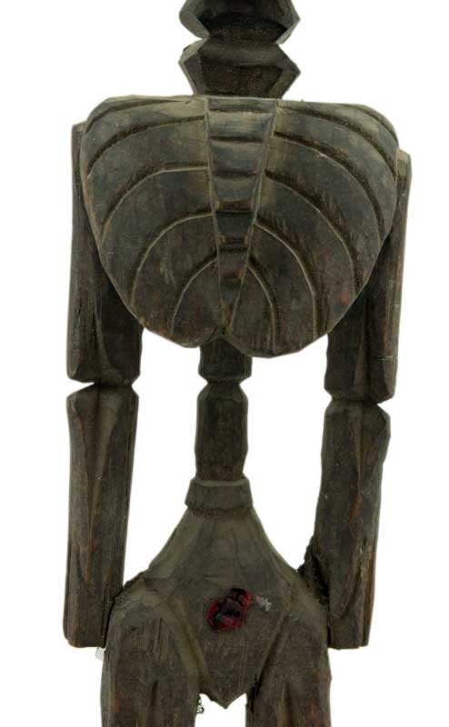 Ancienne Statue tibetaine Citipati squelette Tête de mort - Himalaya- 6656