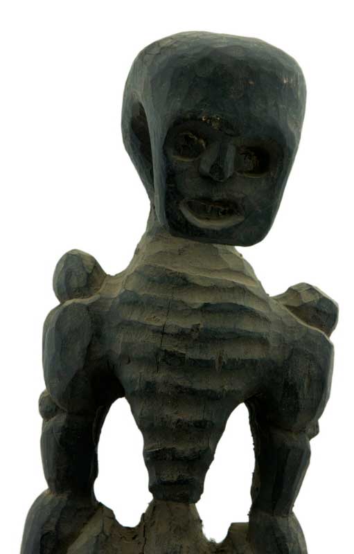 Citipati Ancienne Statue tibetaine squelette Tête de mort - Himalaya- 3590