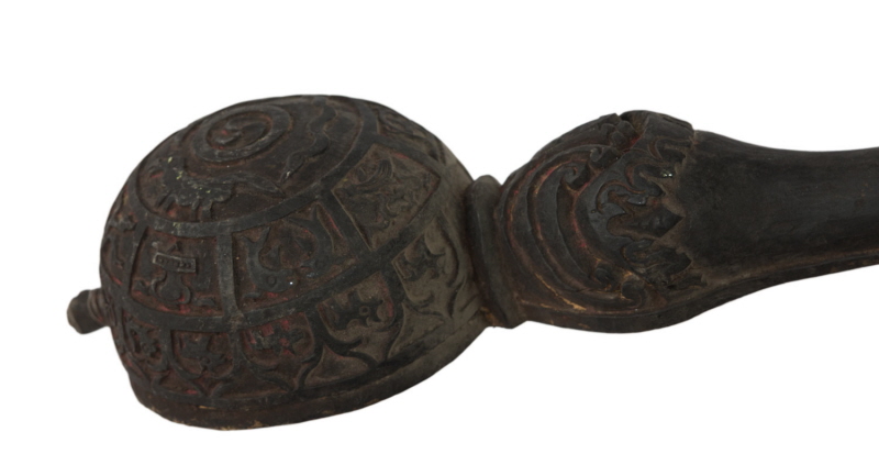 Ancienne Dranyen Tungna Sgra-Snyan instrument musique tibetain Tibet ...