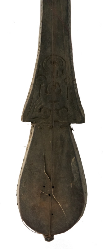 Ancien Dranyen Tungna Népalais - Tête de Cheval 59cm