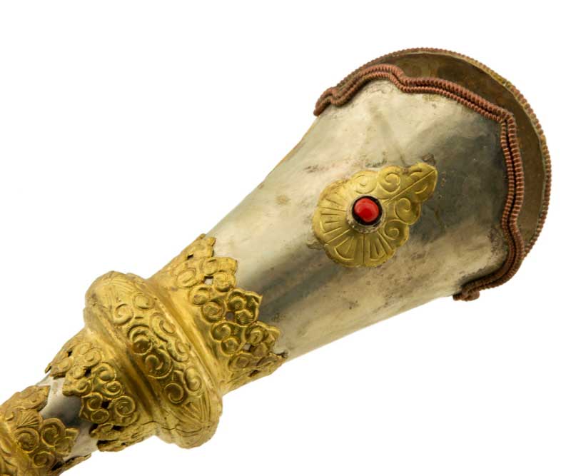 Trompette traditonnelle tibetaine Gyaling-Instrument de musique - Kangling