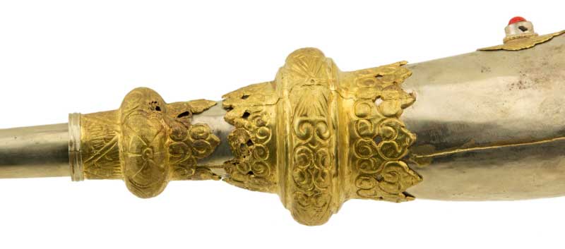 Trompette traditonnelle tibetaine Gyaling-Instrument de musique - Kangling