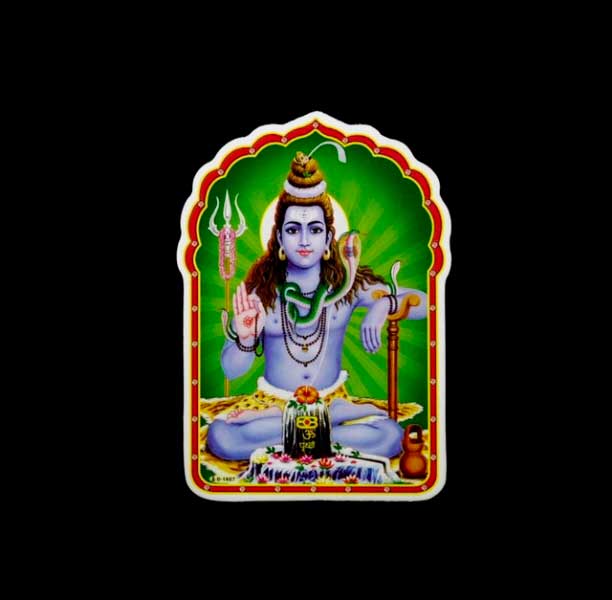 AUTOCOLLANT STICKERS SHIVA ET LINGAM I-Decoration Hindoue-Deco ...
