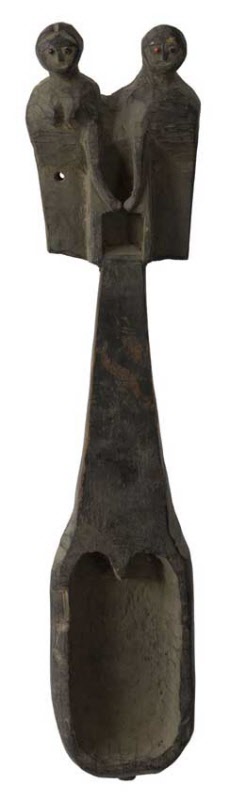 Dhodro Banam Sarangi Vièle Anthropomorphe Santhal 59 cm