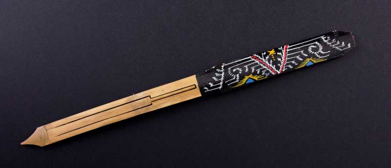 Guimbarde Jew's Harp en Bambou Genggong des Philippines décoré ...