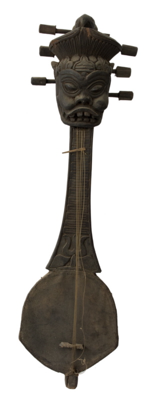 Dranyen Tungna - Luth Dragon Népalais Ancien 73cm