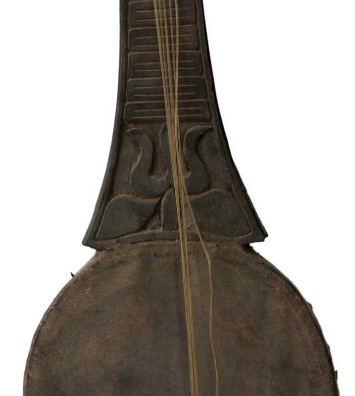 Dranyen Tungna - Luth Dragon Népalais Ancien 73cm