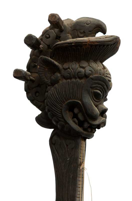 Dranyen Tungna - Luth Dragon Népalais Ancien 73cm