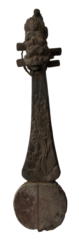 Ancien Dranyen Tungna Dragon : Luth Népalais 63 cm